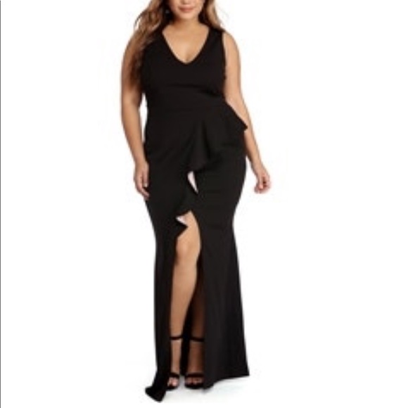 Windsor | Dresses | Windsor Ruffle Long Dress | Poshmark